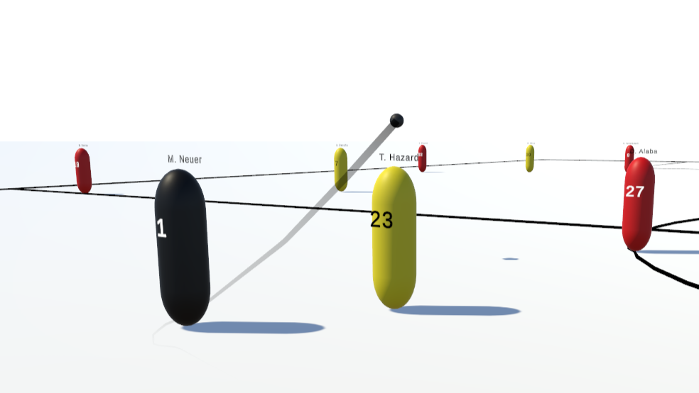 A 3D Real-Time Viewer for Football Tracking Data · Michael Siebenmann